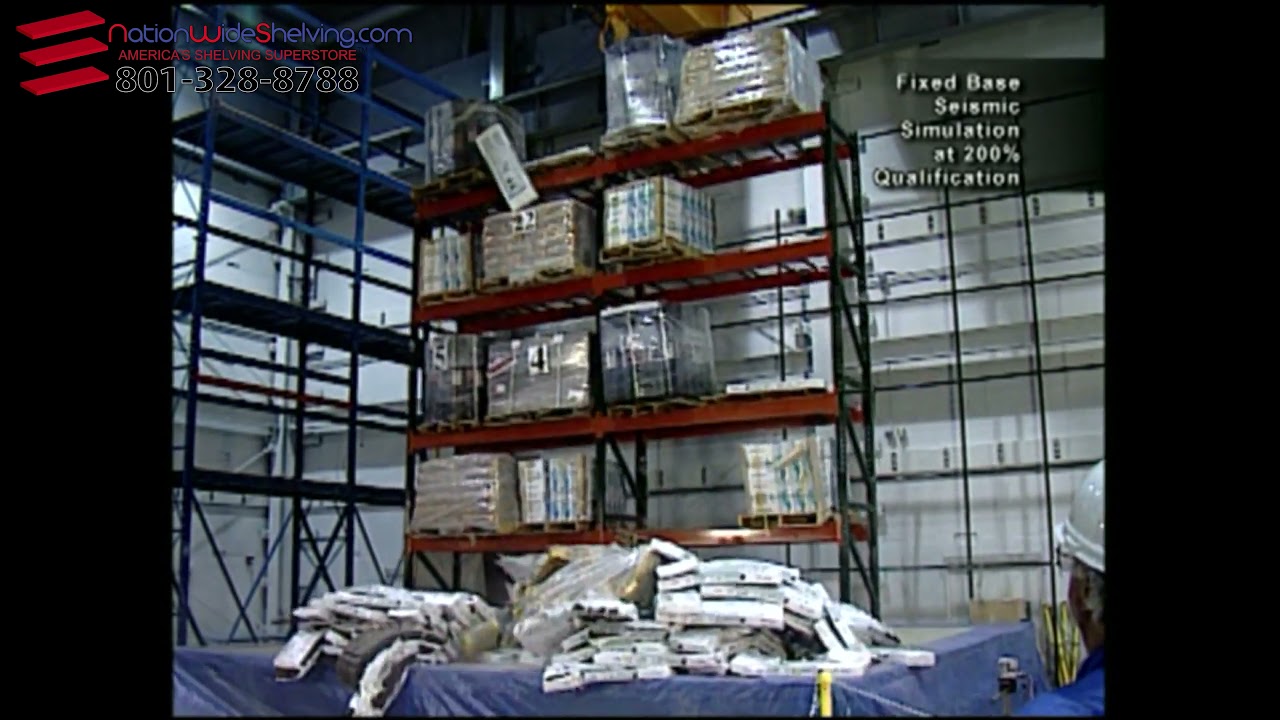 Ridg-U-Rak Pallet Rack with Seismic Base | Material Handling USA | 800-326-4403