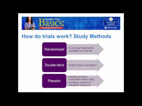 Know the Basics Understanding Clinical Trials