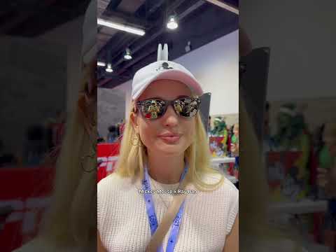 Sunglass Hut booth at D23 ❤️ #d23creators #sunglasshut #raybans #mickeymouse