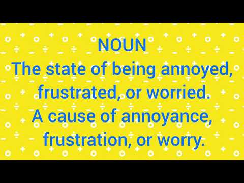 Learnology: How to pronounce "Vexation"