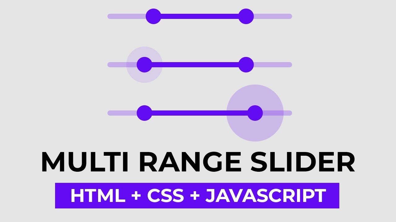 Multi Handle Range Slider