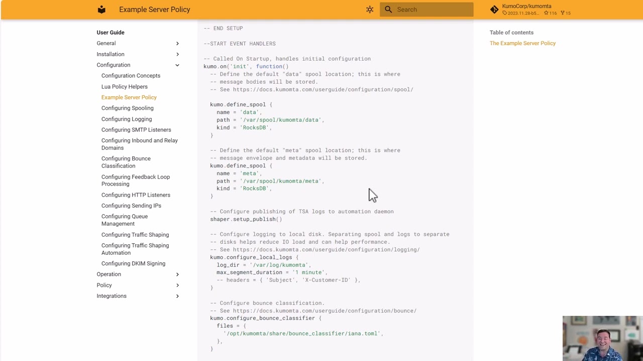 KumoMTA Concepts - Example Configuration