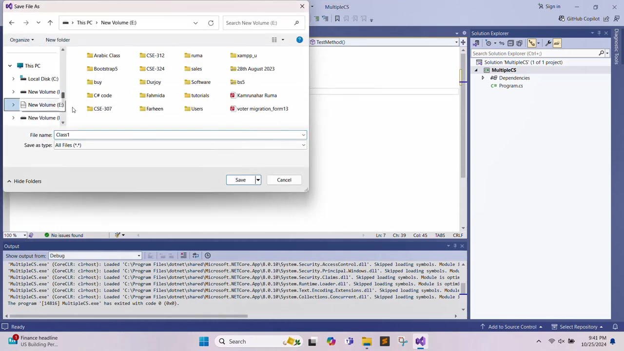 how to run multiple CS files in C#.NET#csharp #csharpprogramming
