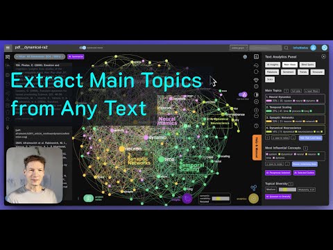 How to Summarize Better than ChatGPT: Extract Main Topics from Google Search or PDFs with InfraNodus