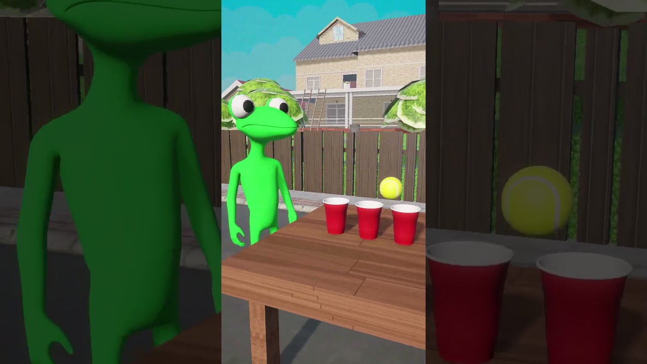 Mr Frog vs Scary teacher in ping pong game #scaryteacher3d  #animation #cartoon #funny