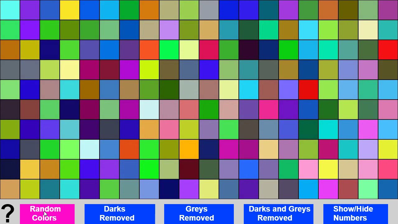 Simple random color selection (using GDevelop)