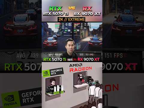 RTX 5070 Ti VS RX 9070 XT
