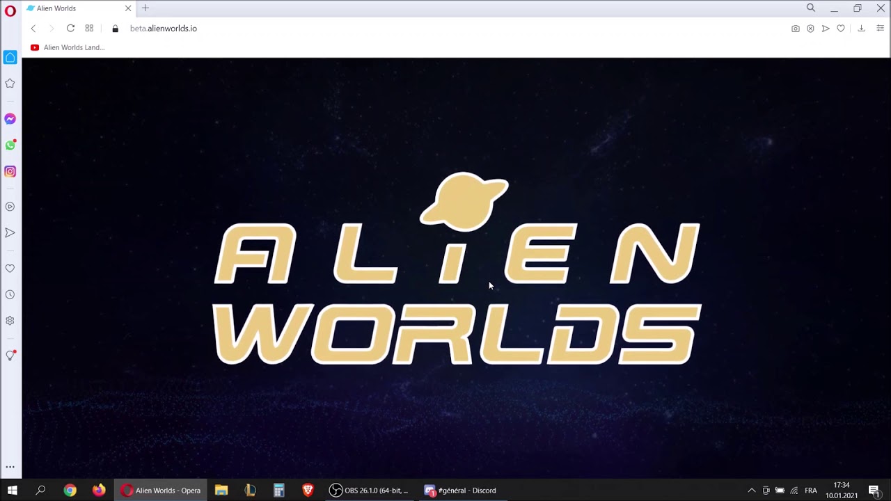 AlienWorlds.io - Tutorial 1 - How to create an account and play (+data null error) [ENGLISH]