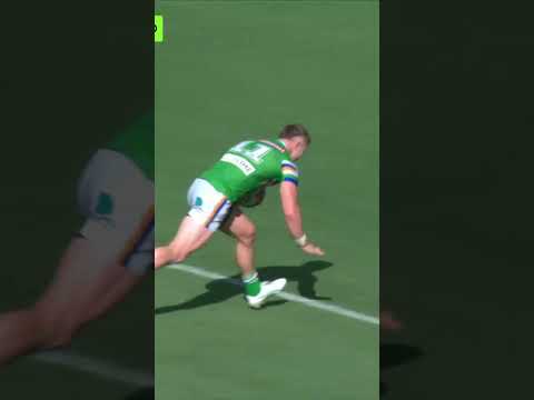 Young continues his try scoring form! #Raiders #WeAreRaiders #NRL