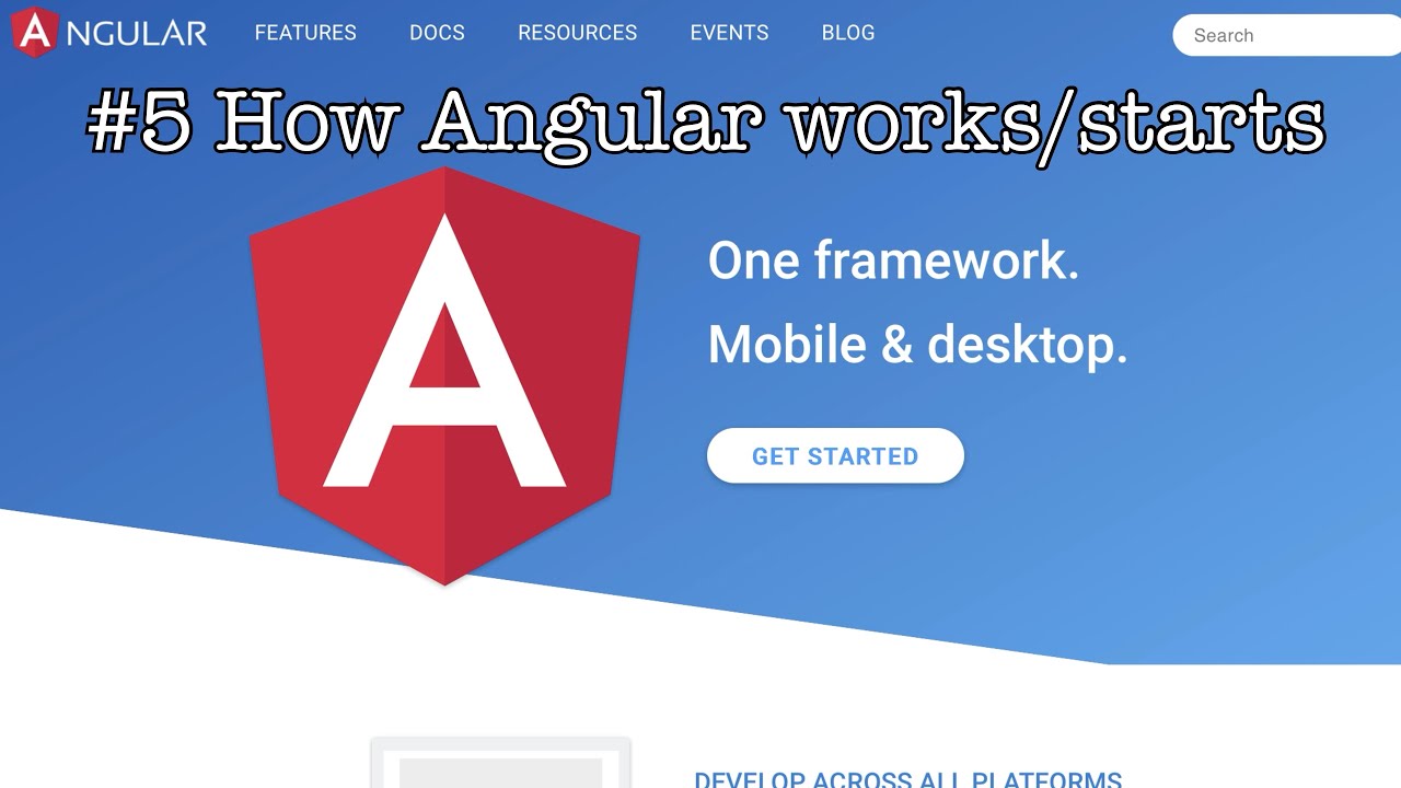 Angular 9 Tutorial - 5 - How Angular works | How Angular application starts (easy explanation)