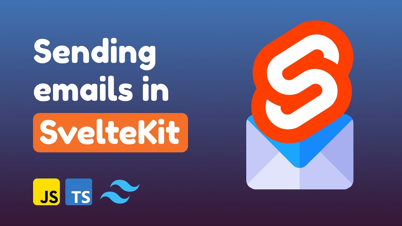 Send emails for free in SvelteKit w/ Tailwind CSS