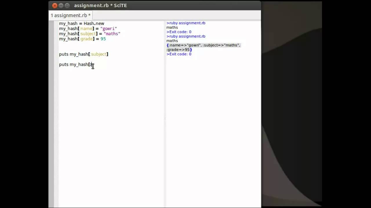 ruby datatypes in ruby
