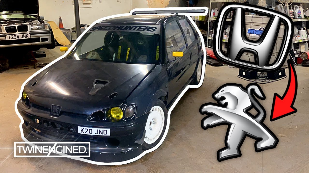 PEUGEOT 106 with HONDA K20 ENGINE SWAP