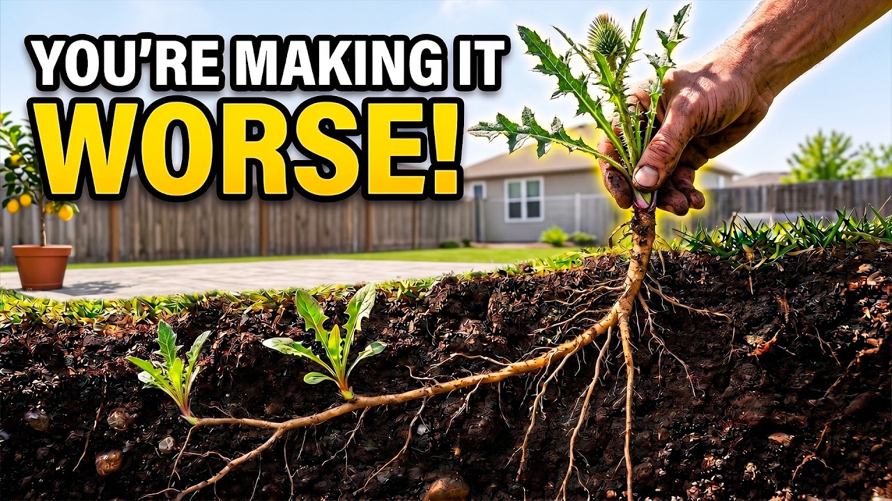 Pulling Weeds Makes Them Worse — Do This Instead