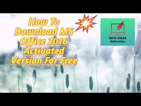 How to download MS Office 2016 activated version for free full tutorial