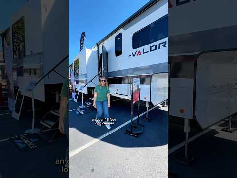 45+ ft of camper perfect for an RV family 😲 Tour the Alliance Valor 44v14 fifth wheel toy hauler!