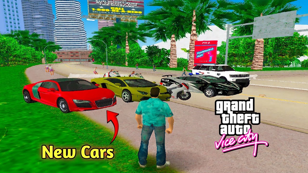 New Real Cars Mod 1 - GTA: Vice City
