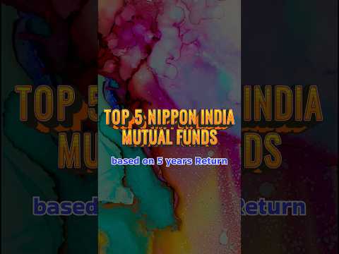 Top 5 Nippon India Mutual Funds based on 5 years CAGR
