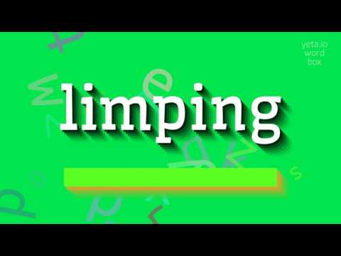 How to say "limping"! (High Quality Voices)