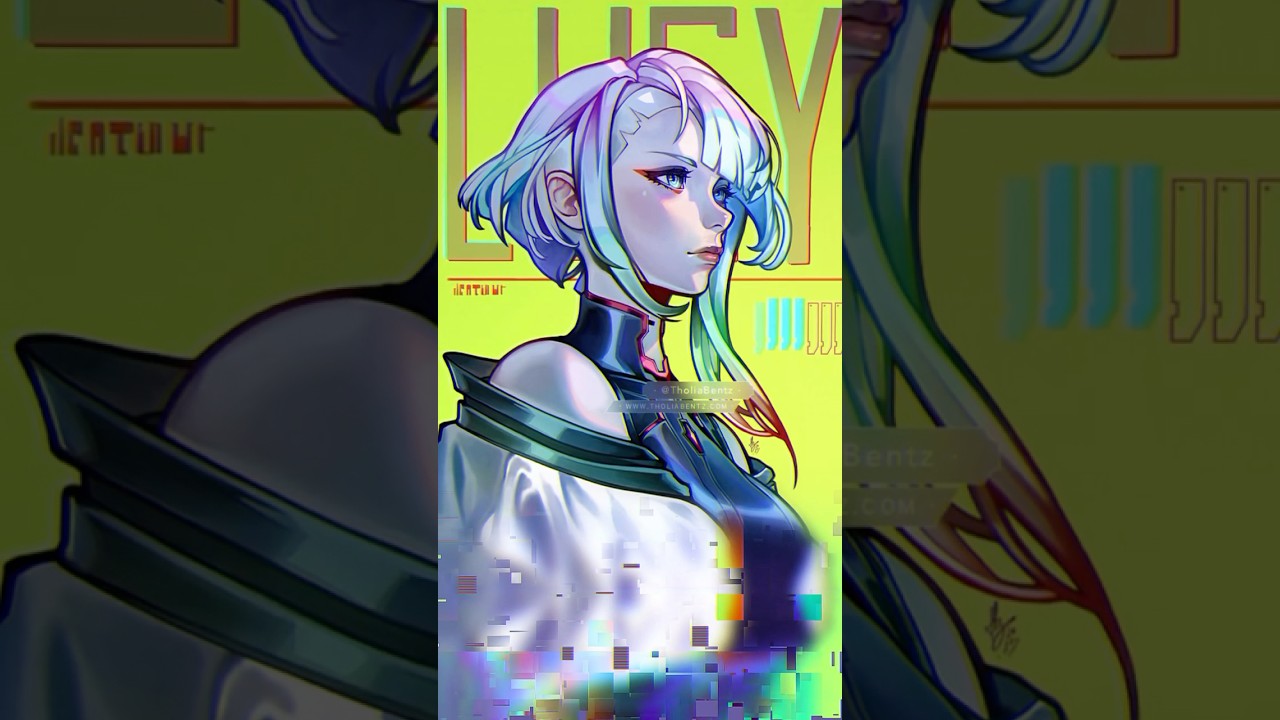 PROCREATE TIMELAPSE | Lucy, Cyberpunk Edgerunners