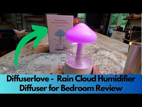 Diffuserlove Rain Cloud Humidifier Diffuser for Bedroom - Review