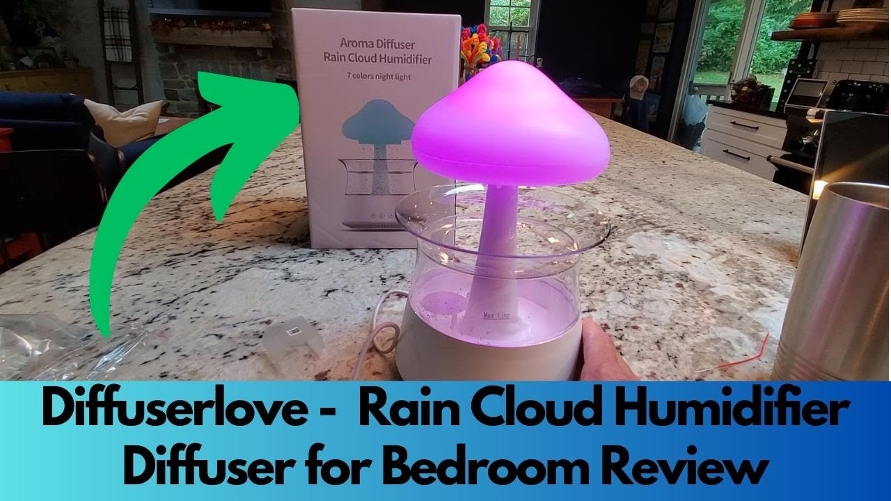 Diffuserlove Rain Cloud Humidifier Diffuser for Bedroom - Review
