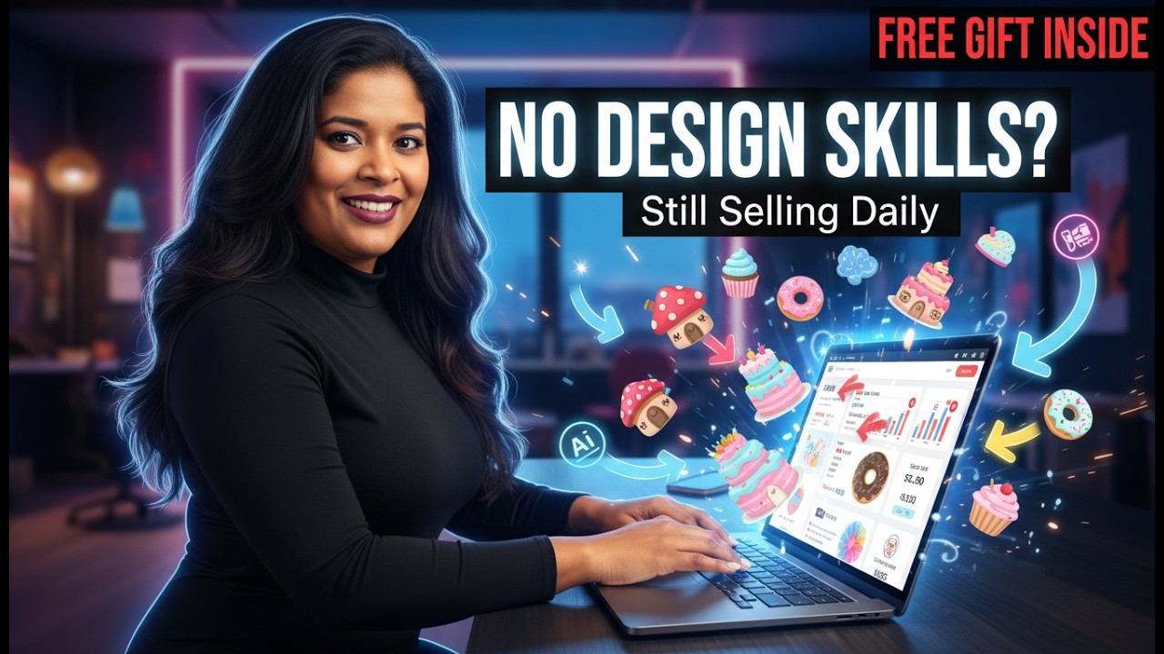 🤑How to Make Money Selling Clipart on Etsy Without Design Skills | Passive Income My Real Workflow ✨