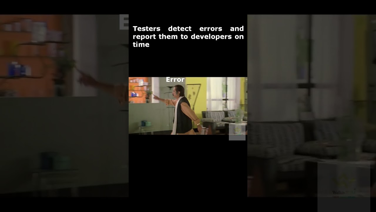 Tester detect errors and report them to developers on time #comedy #memes #comedyvideo