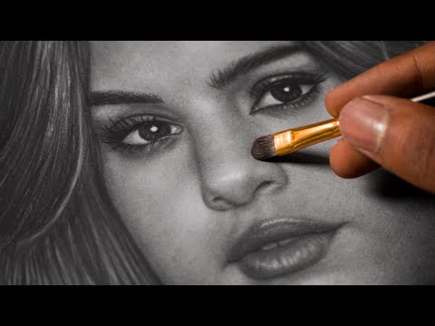 HOW TO SHADE WITH CHARCOAL POWDER | CHARCOAL SHADING TUTORIAL