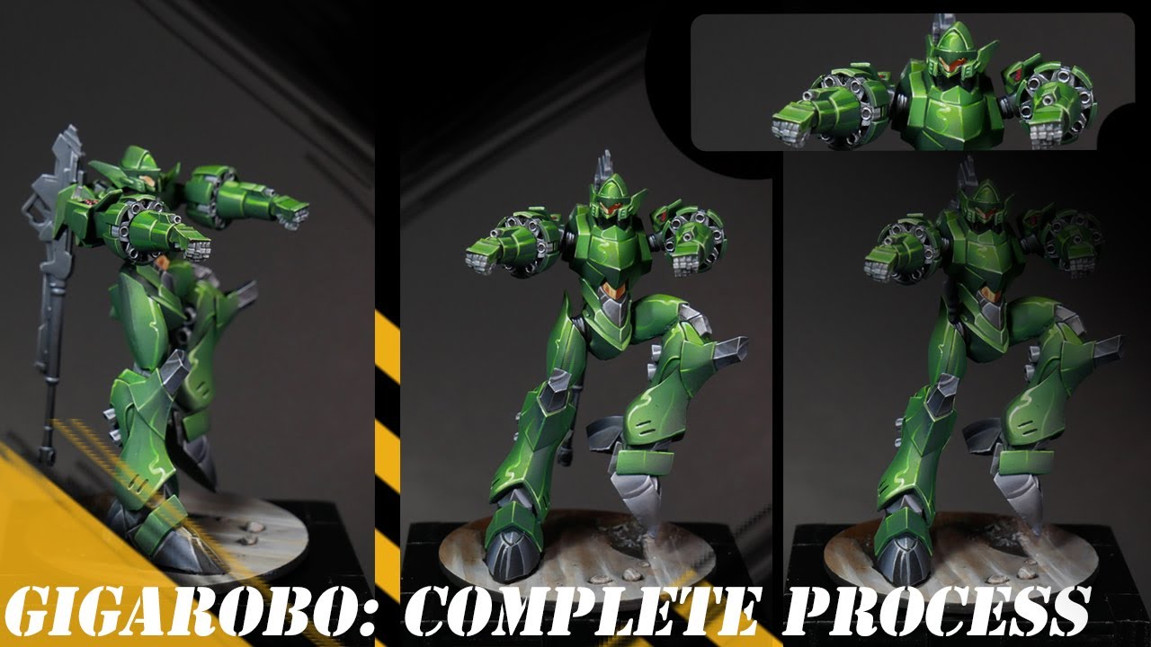 Sam Lenz Artwork: Gigarobo Complete Pocess