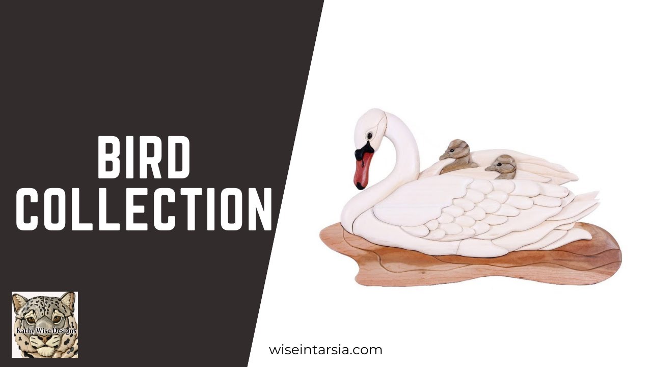 KWD Bird Collection of Over 90 Intarsia Woodworking Patterns