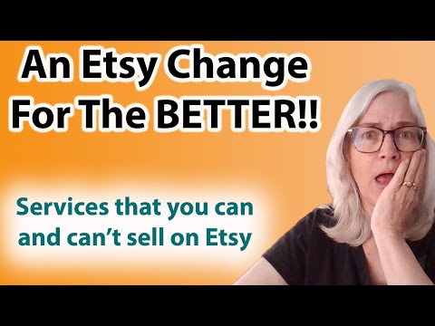 Can You Sell Services On Etsy? Maybe, Maybe Not.