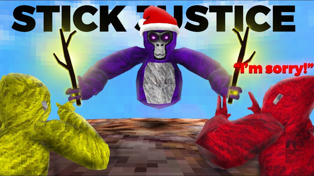 Funny STICK JUSTICES in Gorilla Tag VR!