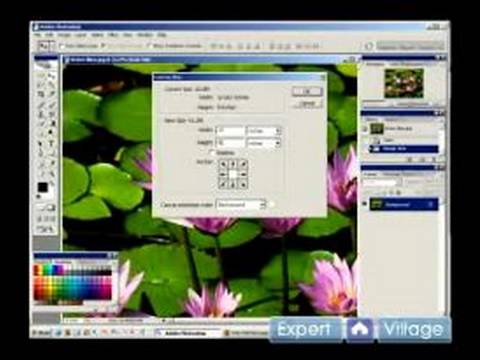 How to Edit a Photo with Photoshop : Editing Canvas Sizes in Photoshop