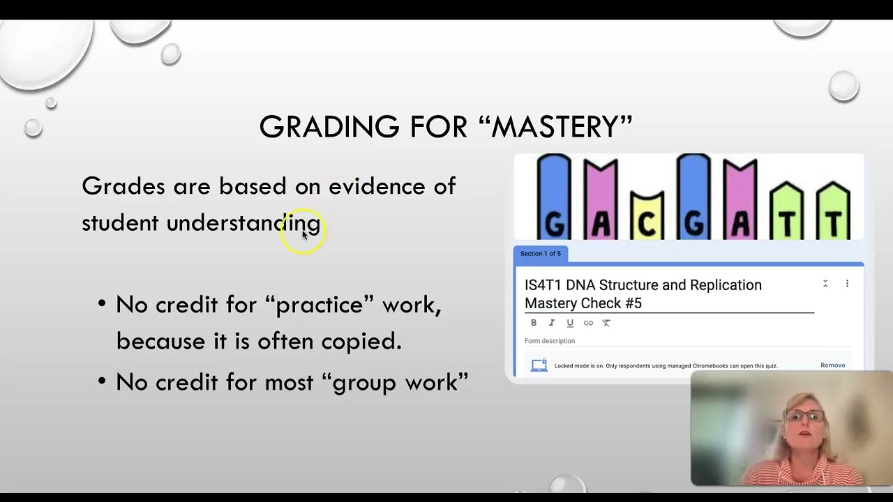 Mastery Grading - Science - NGSS and AP