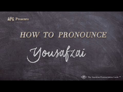 How to Pronounce Yousafzai (Real Life Examples!)