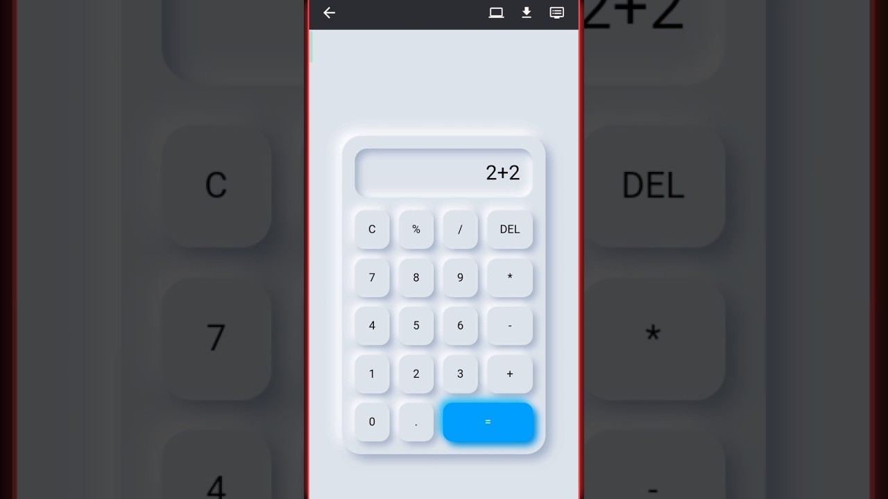 BEST Neomorphism Calculator UI Made With HTML CSS JavaScript