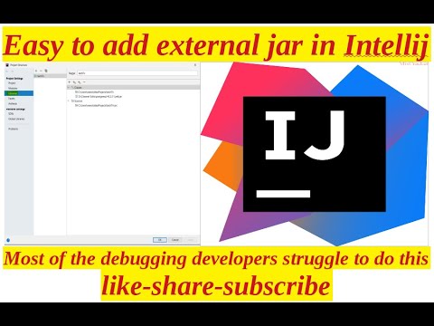 Steps to add external jar in IntelliJ