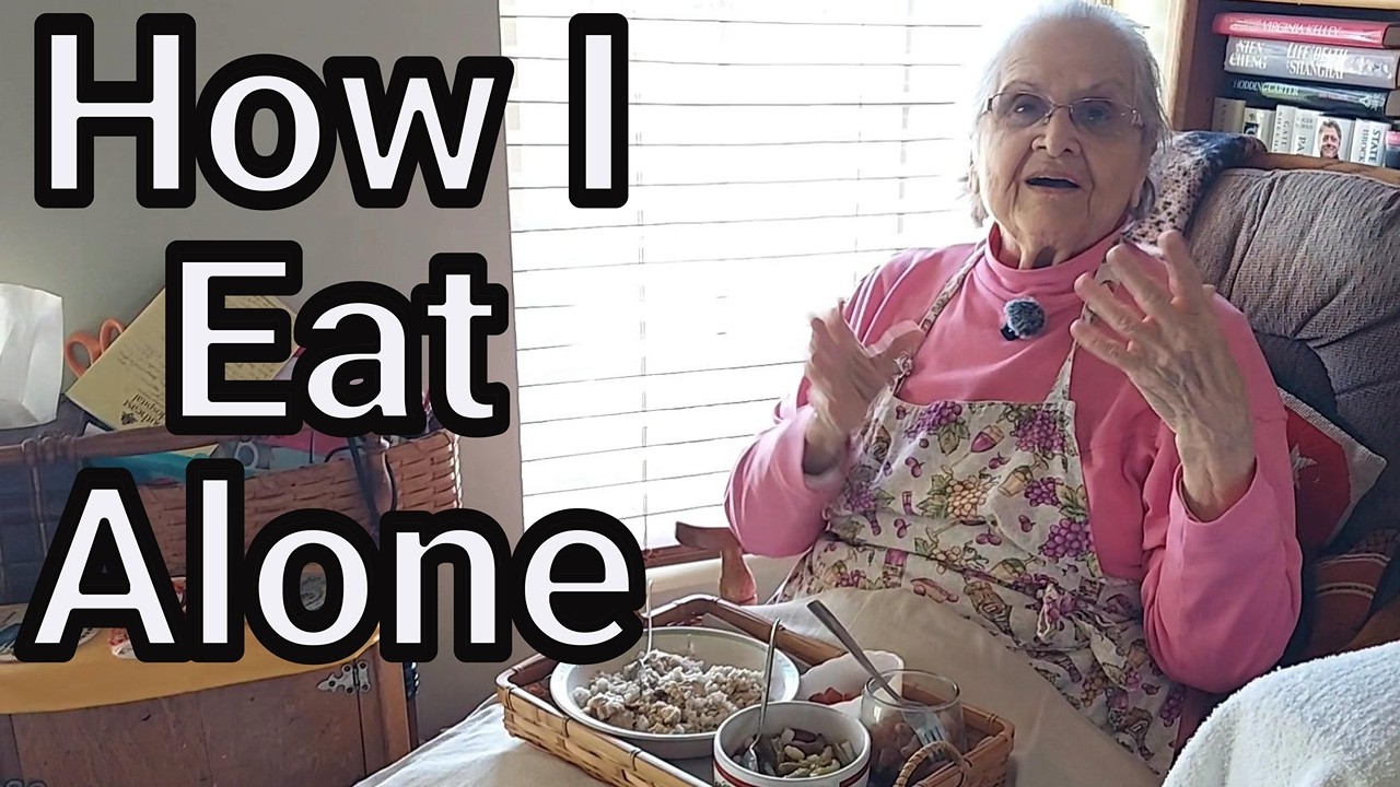 Alone Grandma's Budget Meal Prep Pays Off -My Cozy Chair, My Lunch Tray, My Simple Life. Frugal Tips