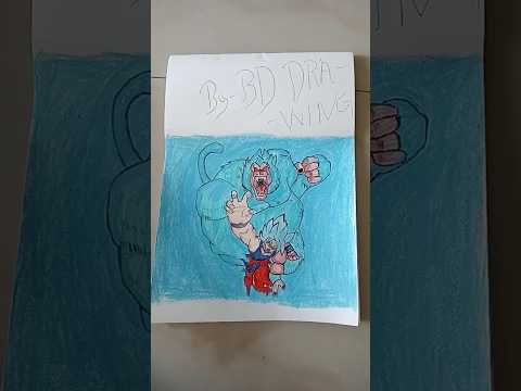 Goku ssj god blue with great ape