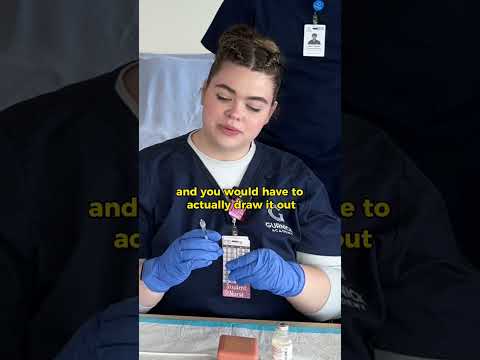 TB testing on a pad. To Bleb or Not to Bleb 💉 #NursingSkills #PracticeTime #HowTo