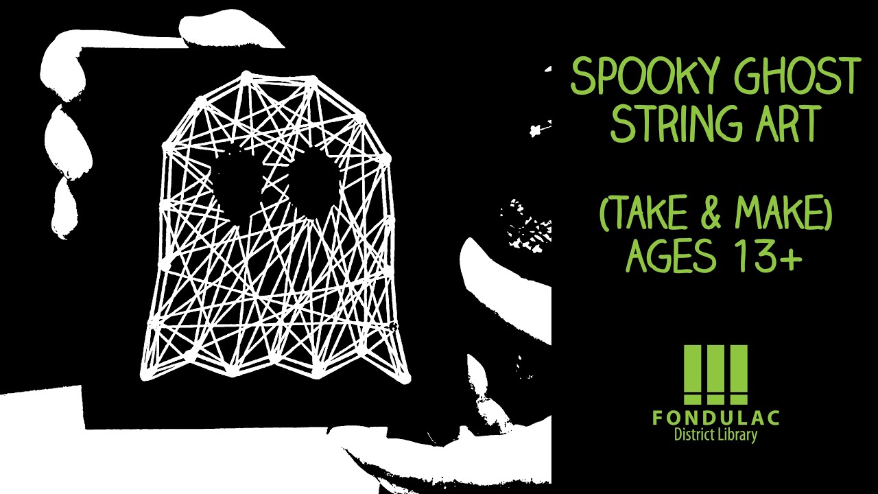 Take & Make: Spooky Ghost String Art
