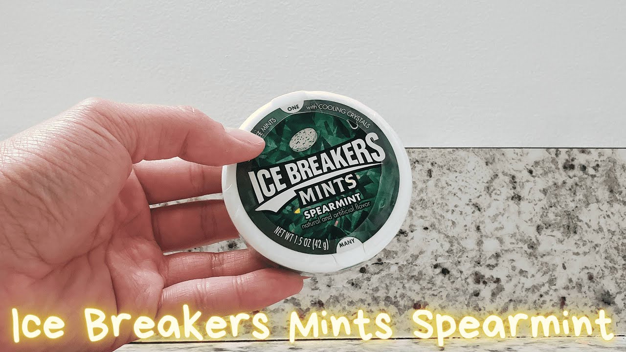 In Hand Review of ICE BREAKERS Spearmint Sugar Free Mints