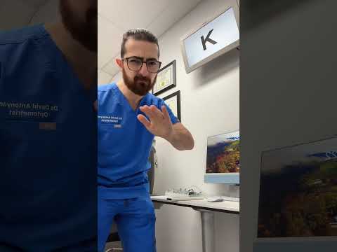 Your eye doctor checks if each eye sees clearly