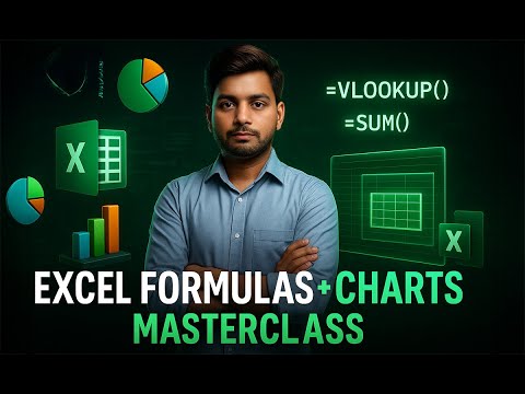 "Master Excel Formulas, Functions & Charts in 1 Class! | IT Tools Full Tutorial 🔥📊"