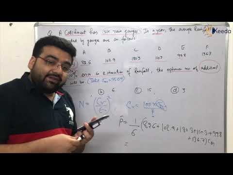 Numerical Number 1 on Rainfall Measurement - Hydrology Basics Video ...