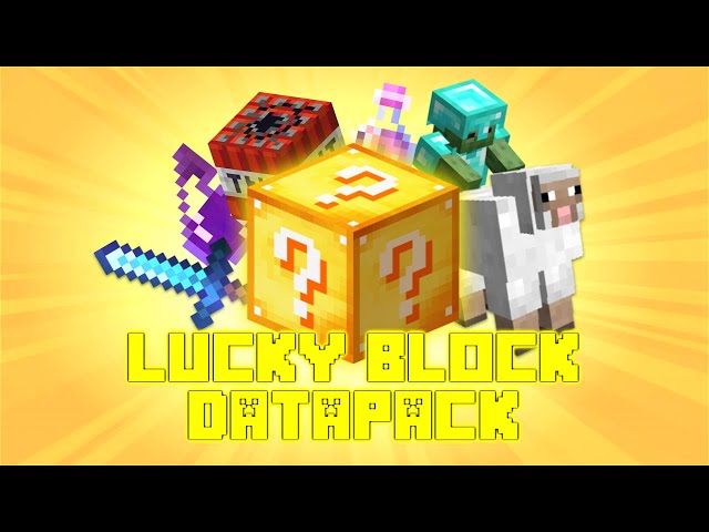 Lucky Blocks in Vanilla Minecraft Minecraft Data Pack