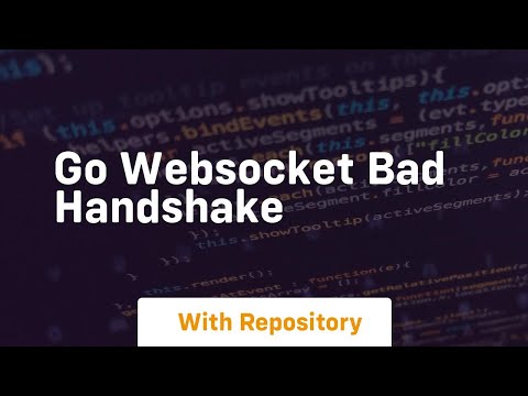 go websocket bad handshake