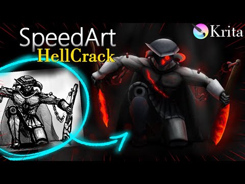 Steam Community :: Video :: Krita - Speed Art HellCrack [By: Niik]