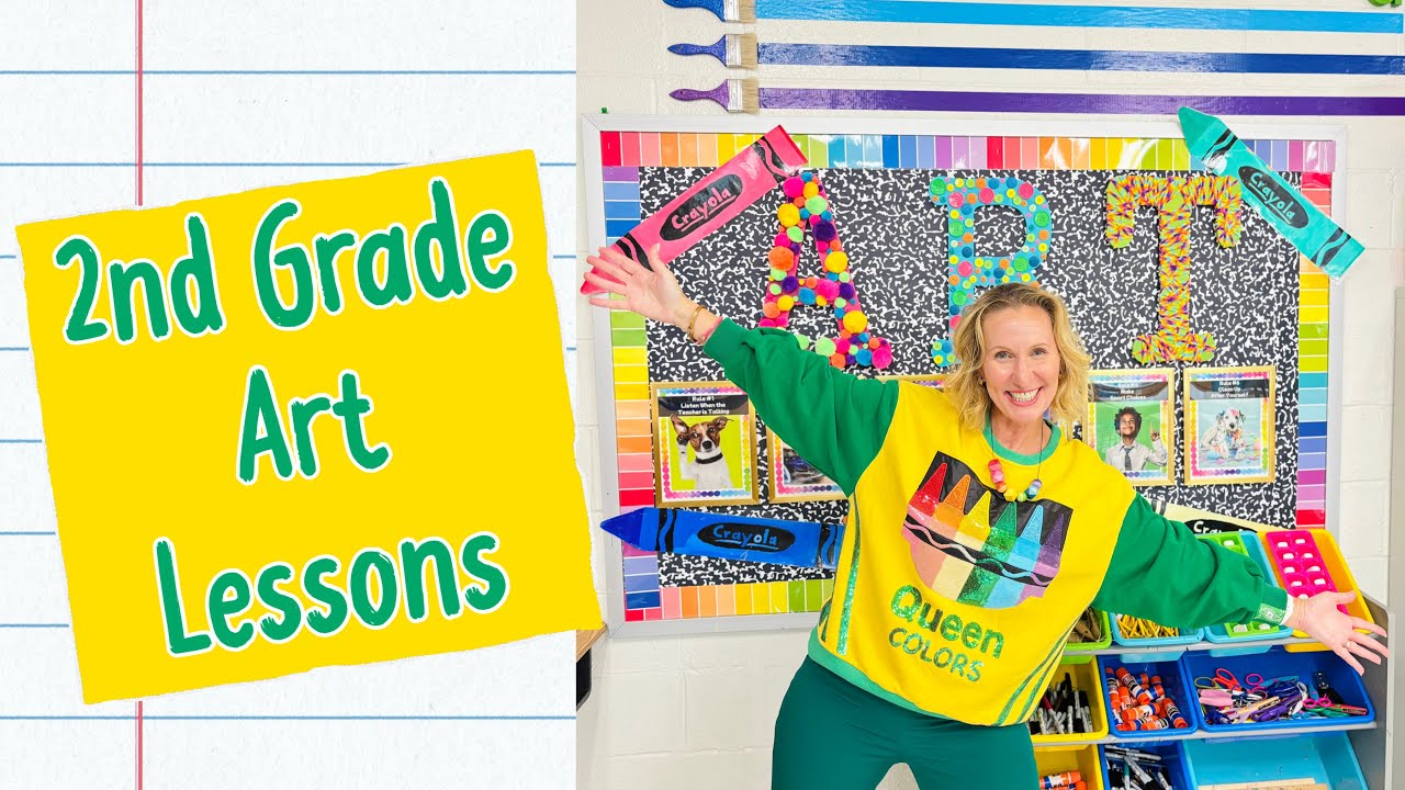 Second Grade Art Lessons Your Students Will Love